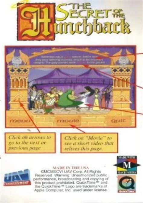 Interactive Storybook The Secret Of The Hunchback Rom Download Dos Dos