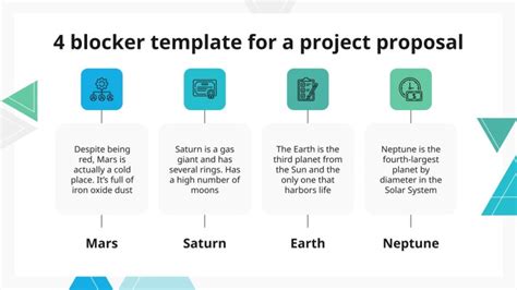 Blocker Template For A Project Proposal Presentation