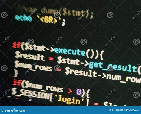 Coding Programming Source Code Screen Abstract Technology Background
