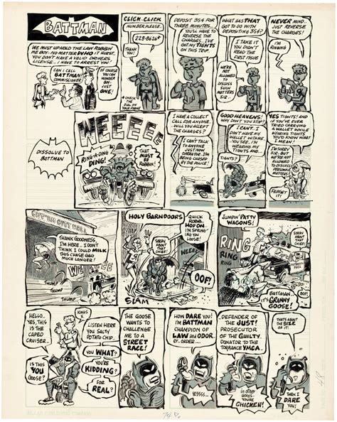 Hakes Drag Cartoons 29 Batman And Robin Spoof Complete Comic Story