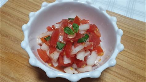 🔺️토마토와 양파 이렇게 먹으면 만성 염증이 줄어들고 뱃살도 쭉쭉 빠져요‼️ 강력한 해독 작용👍💯 토마토요리 양파요리 토마토브루스케타 초간단 요리 Youtube