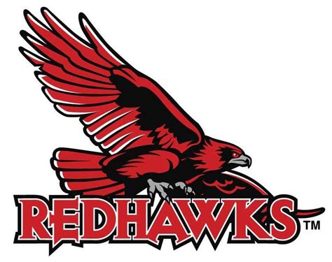 Red Hawk Mascot Logo Logodix