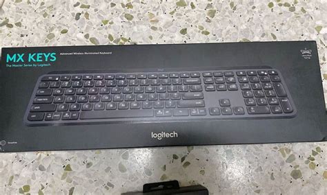 Logitech MX Keys Advanced Illuminated Wireless Keyboard Computers Tech Parts Accessories