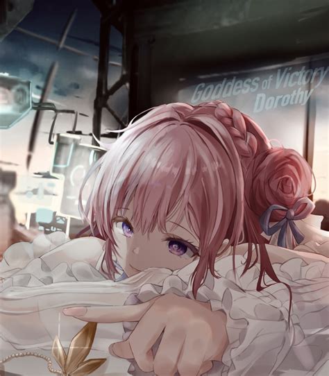 Pinjirooo Dorothy Nikke Goddess Of Victory Nikke Highres 1girl Braid Detached Sleeves