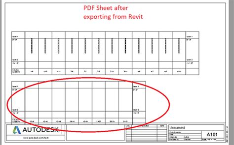 Revit Graphical Column Schedule Pdf Export Issue Autodesk Community