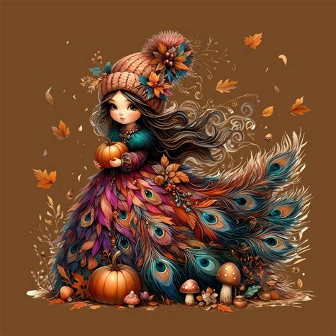 Fg6 Fall Dtf Pumpkin Dtf Peacock Dtf Transfer Screen Print