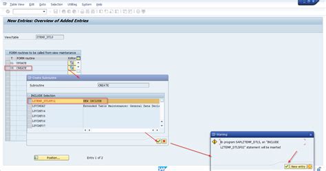 Update And Create Events In Table Maintenance Gene Sap Community