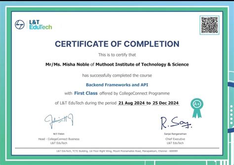 Backenddevelopment Apis Webdevelopment Learningjourney Ltts
