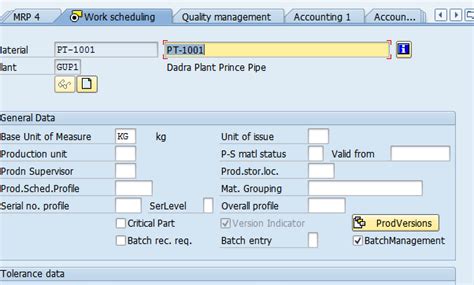 Solved How To Create A Batch Managed Material In Pp Plea Sap Community