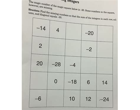 Integer Computation Quiz 4