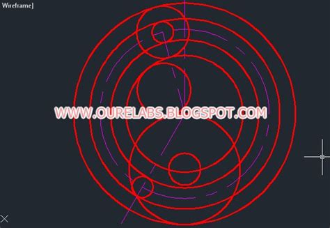 AutoCAD Practice Drawings Step By Step Procedure Ourengineeringlabs