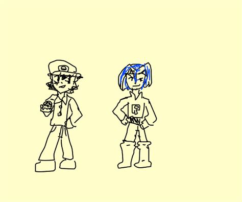 Pokémonjessie Kisses Misty James Kisses Ash Drawception