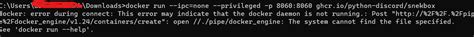 docker · issue 164 · python discord snekbox · github