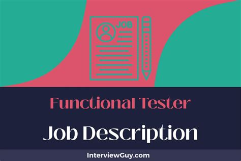 Functional Tester Job Description Updated For 2026