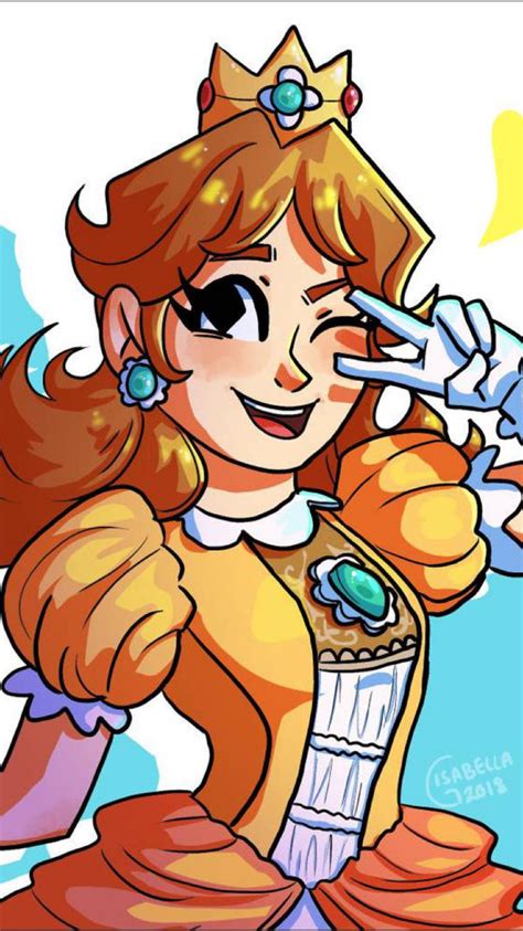 Pin By Tyrell Ferguson On Daisy Princess Daisy Super Mario Art Luigi And Daisy