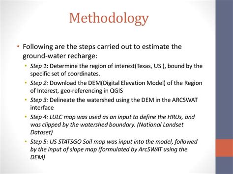 Using Computer Simulated Hydrological Model Swat To Estimate The Gr…