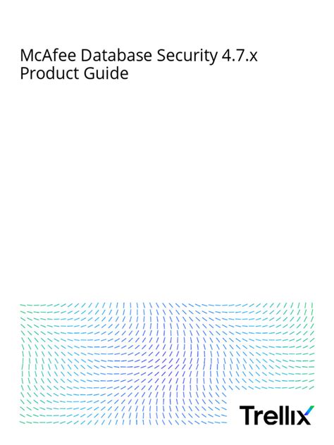 Mcafee Database Security 4 7 X Product Guide 1 12 2024 Download Free Pdf Databases