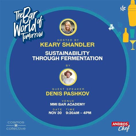 The Bar World Of Tomorrow Invites You To Their Next Session Denis Pashkov