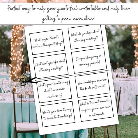 Lesbian Same Sex Printable Wedding Conversation Starters Cardstable