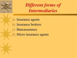 Insurance Intermediaries Ppt