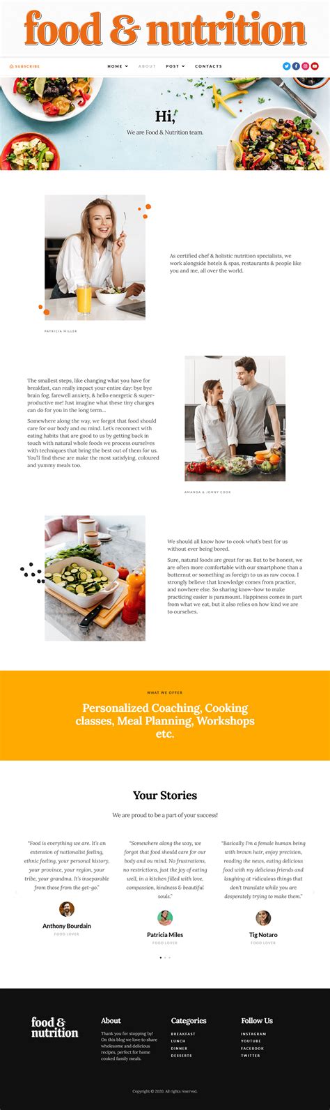 Wordpress Elementor Full Website On Behance