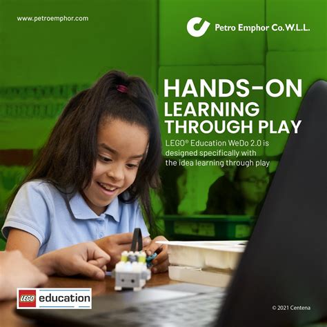 Hands On Learning Through Play Lego® Education Wedo 2 0 Is Designed Specifically With The Idea