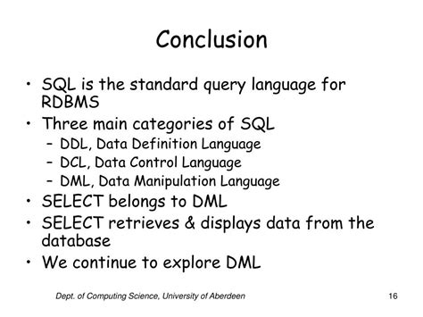 Ppt Sql I Powerpoint Presentation Free Download Id947385