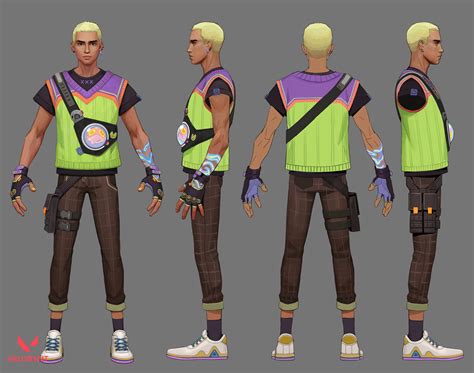 Artstation Valorant Agent Gekko Concpet Character Design Male The