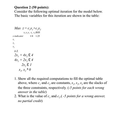 Solved Question 2 50 ﻿pointsconsider The Following