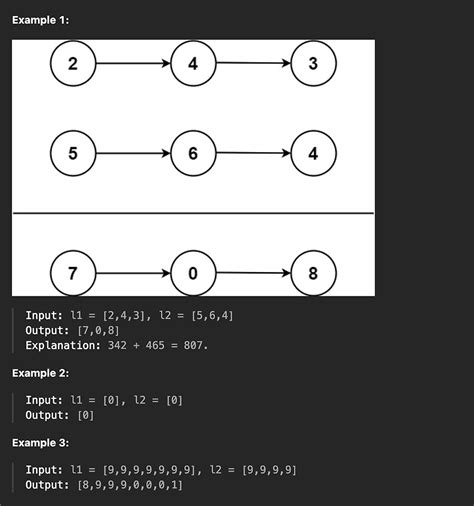 Leetcode 2 Add Two Numbers