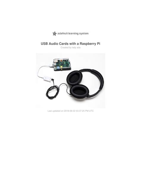 usb audio cards with a raspberry pi pdf pdf booting usb
