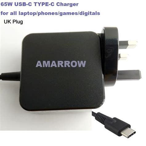 65W USB C TYPE C Universal Laptop Charger Adapter Power Supply For Dell Asus HP Acer Toshiba