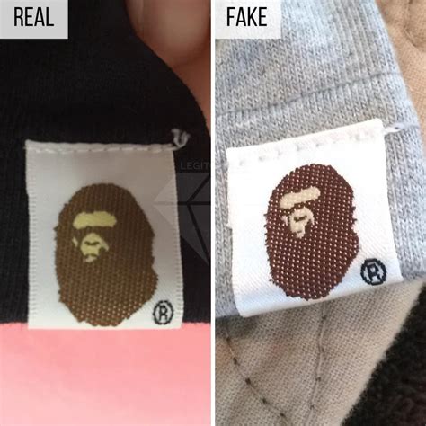 How To Spot A Fake Bape Tee Bape T Shirt Legitgrails