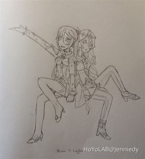 Mona And Layla For R Ven Genshin Impact Hoyolab