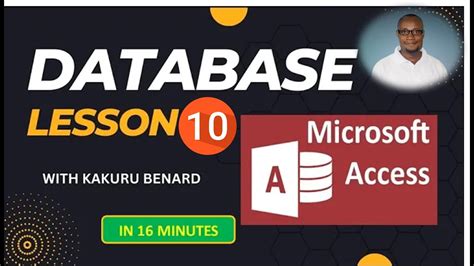 Database Lesson Working Tables Forms To Enter Data Queries And Use Of Switchboards YouTube