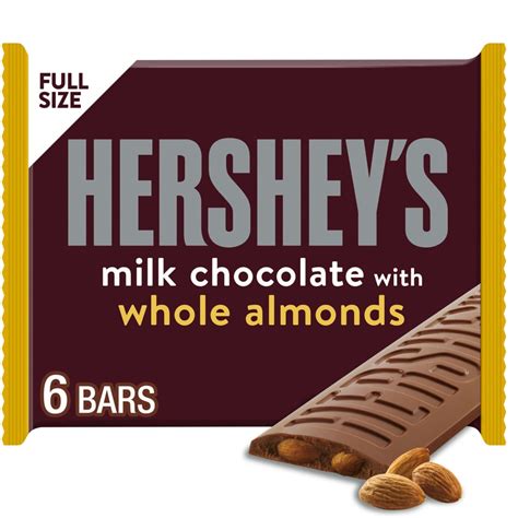 HERSHEY S Milk Chocolate With Whole Almonds Candy Bars 1 45 Oz QFC