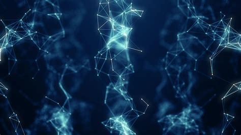 Premium Photo Plexus Network Data Technology Background