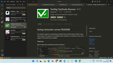 Running Testng Testsuite Xml In Java Using Vscode For Windowsautomated
