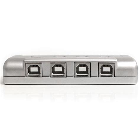 USB Switch Box 4 Port 4 To 1 Manual USB Switch StarTech Com