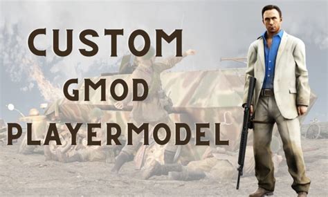 create or port gmod playermodel 3d character model to gmod aka garrys