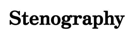 stenography