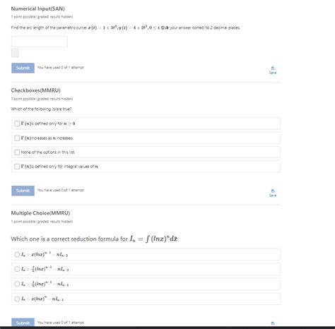 solved numerical input san 1 point possible graded
