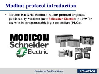 Advantech Modbus Protocol Training ModbusTCP ModbusRTU PDF