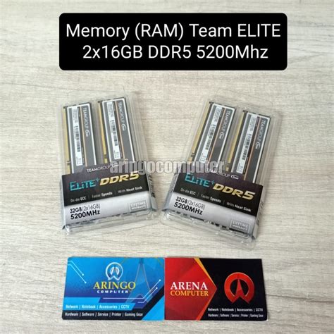 Jual Memory Ram Team Elite 2x16gb Ddr5 5200mhz Shopee Indonesia