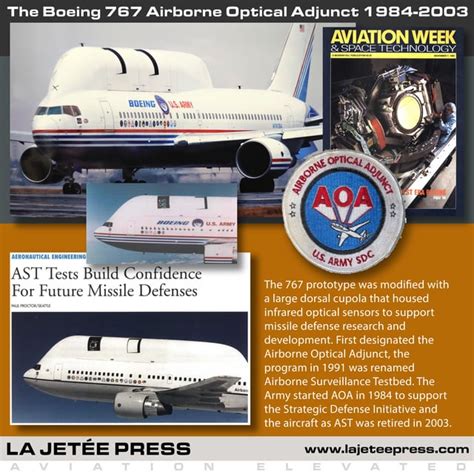 The Boeing 767 Prototype Was Modified In 1984 As The Airborne Optical