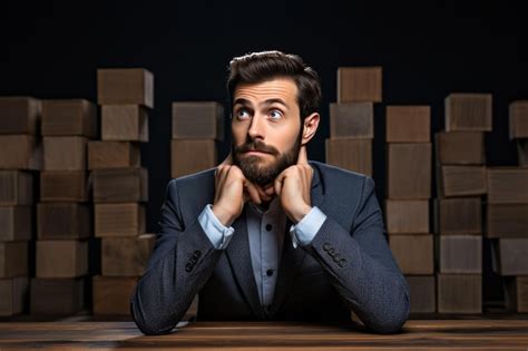 Premium Photo Decoding The Enigma A Young Business Professionals Quest For Solutions