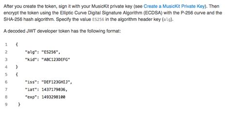 Ios Apple Musickit Developer Token Stack Overflow