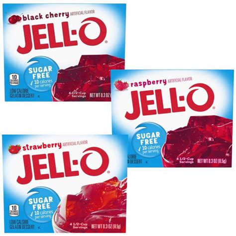 Jelly Sugar Free Bundle With Jello Sugar Free Black Cherry Jello Sugar