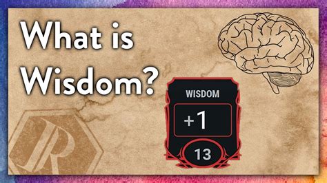 What Is Wisdom How To Dandd Pt8 Youtube