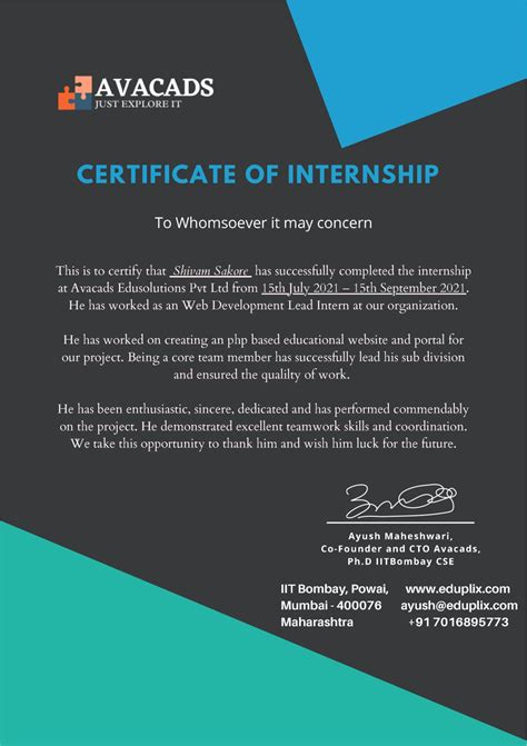 Shivam S On Linkedin Webdevelopment Intern Internships Work Hiring Jobs Career 11
